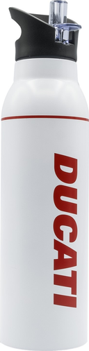 Ducati water bottle - white - 500 ml | DUC-WATERBOTTLE-WHT